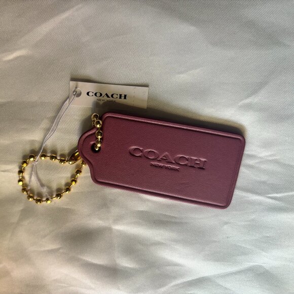 Coach | Accessories | Coach Leather Hang Tag | Poshmark